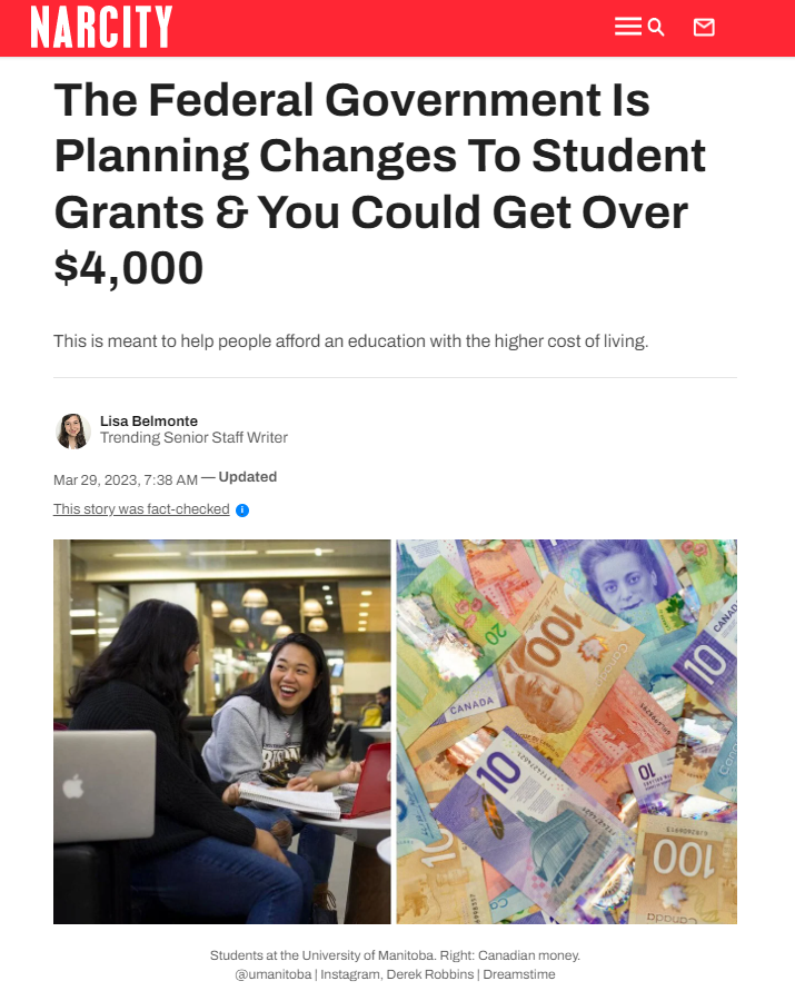 好消息！联邦政府宣布：加拿大学生助学金将在今年秋季涨40%！-FX168北美分站